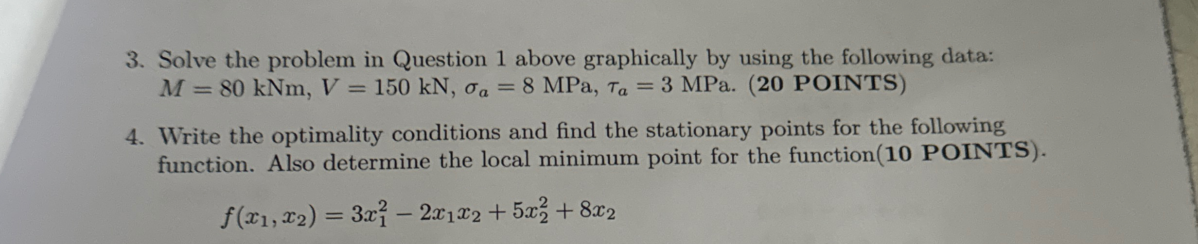 Solved Solve the problem in Question 1 ﻿above graphically by | Chegg.com
