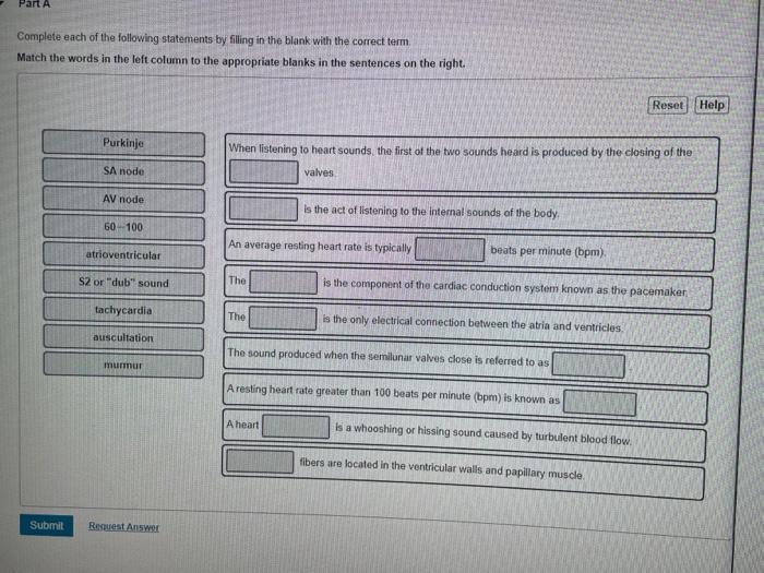 Solved Part A Complete each of the following statements by | Chegg.com
