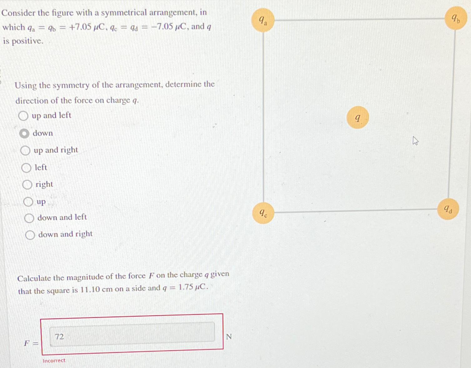 Solved Consider the figure with a symmetrical arrangement, | Chegg.com