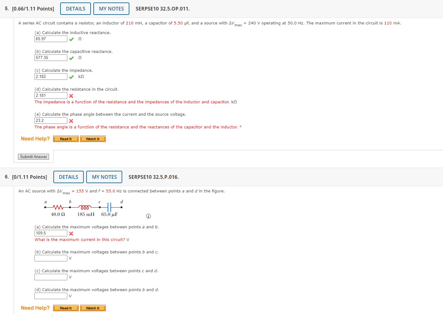 Solved (a) ﻿Calculate the inductive reactance.Ω(b) | Chegg.com