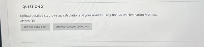 Solved Upload detailed step-by-step calculations of your | Chegg.com