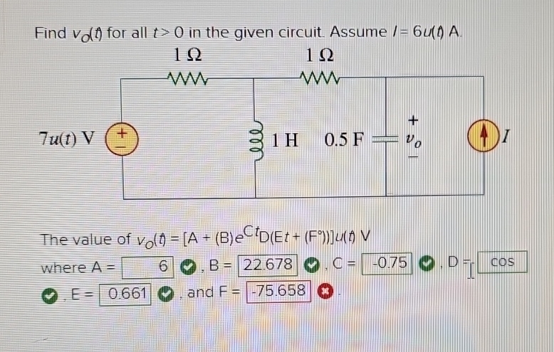 Solved Find vd(t) ﻿for all t>0 ﻿in the given circuit. Assume | Chegg.com