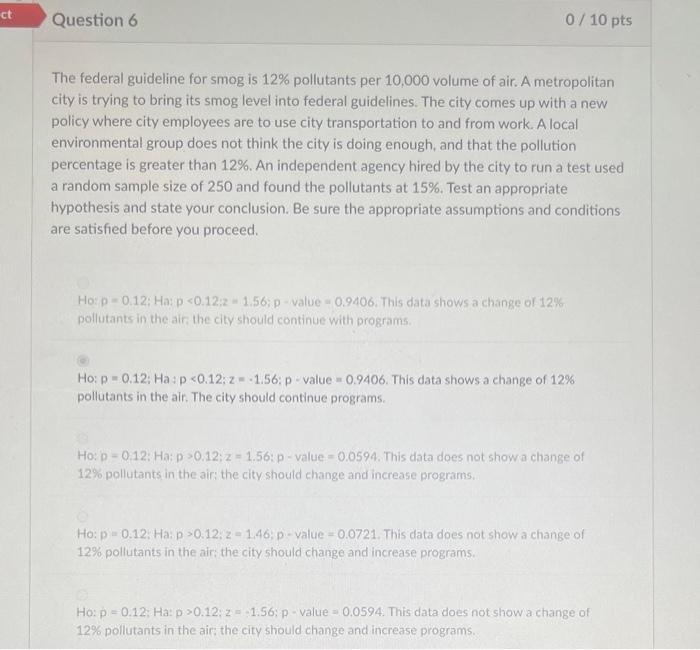 Solved When we fail to reject the null hypothesis, we | Chegg.com