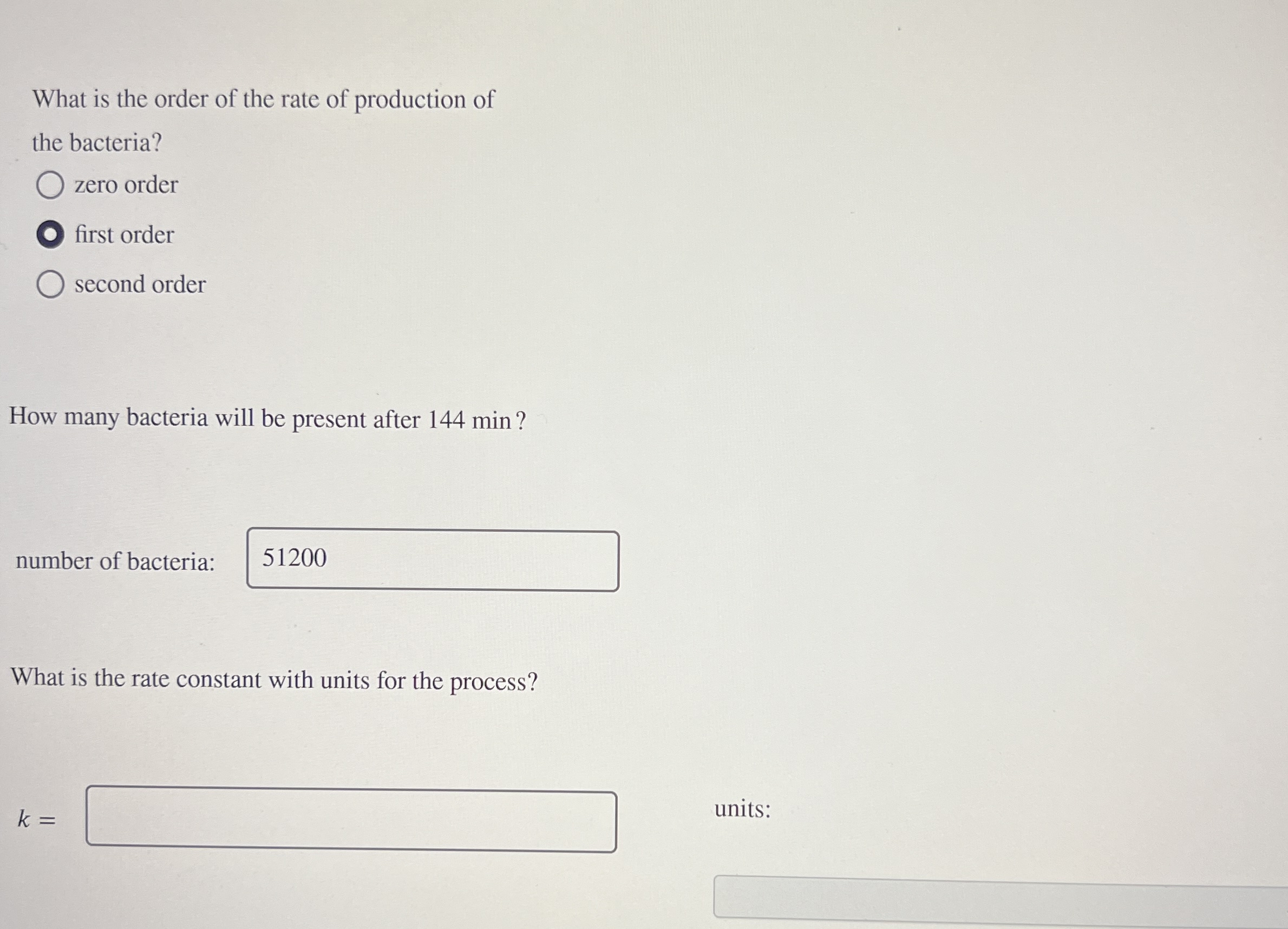 Solved Suppose that you place exactly 100 ﻿bacteria into a | Chegg.com