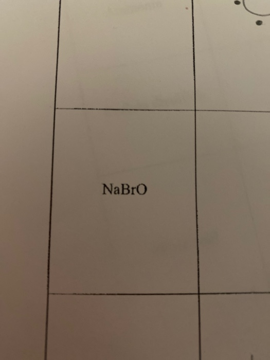 Solved NaBro | Chegg.com