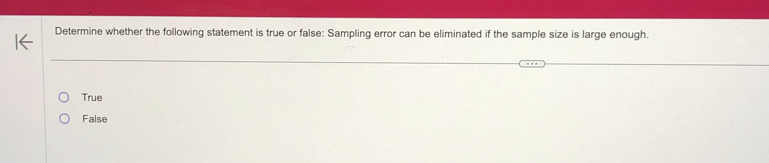 Determine whether the following statement is true or | Chegg.com