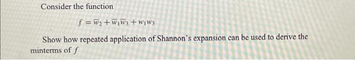 Solved Consider the function f=₂+3+W3 Show how repeated | Chegg.com