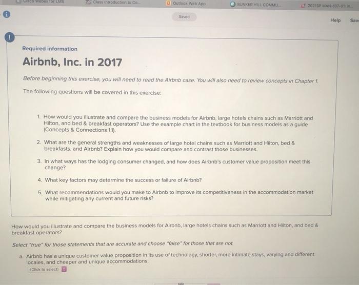Solved Airbnb, Inc. in 2017Before beginning this exercise, | Chegg.com
