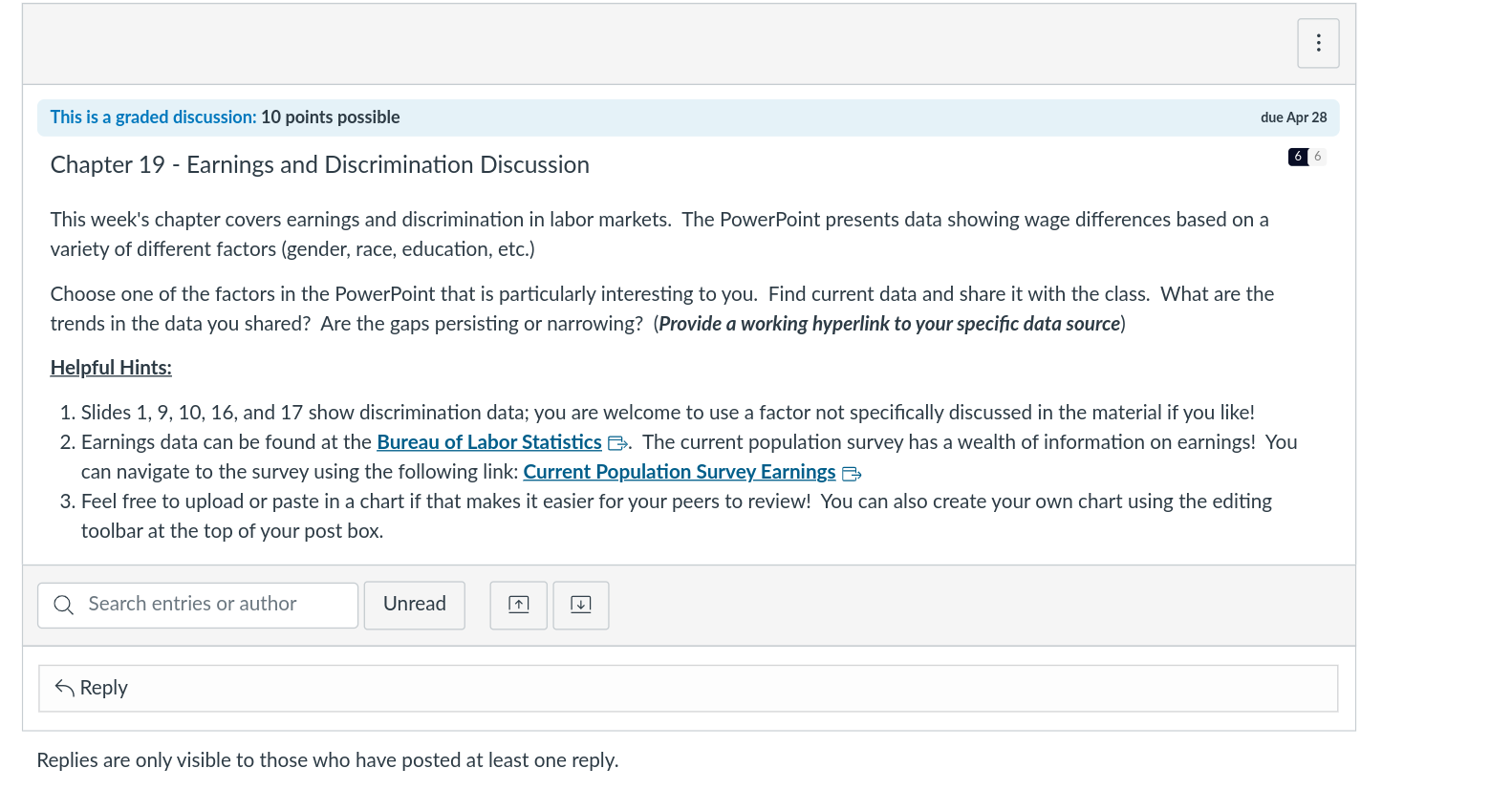 Please answer all parts to the discussion | Chegg.com