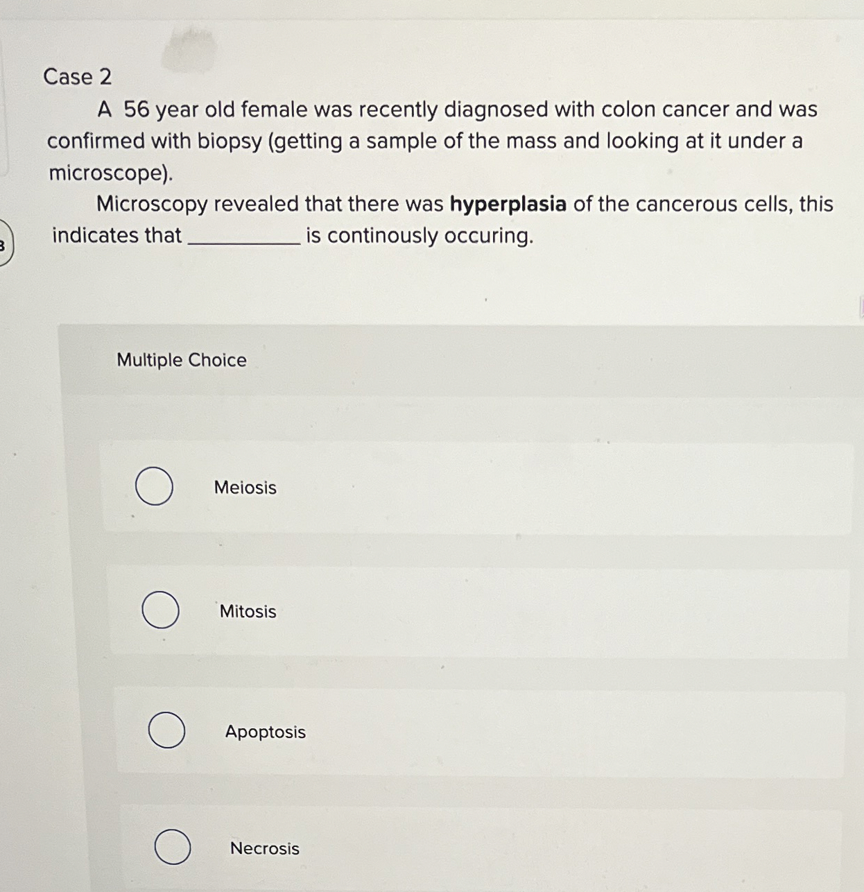 Solved Case 2A 56 ﻿year old female was recently diagnosed | Chegg.com