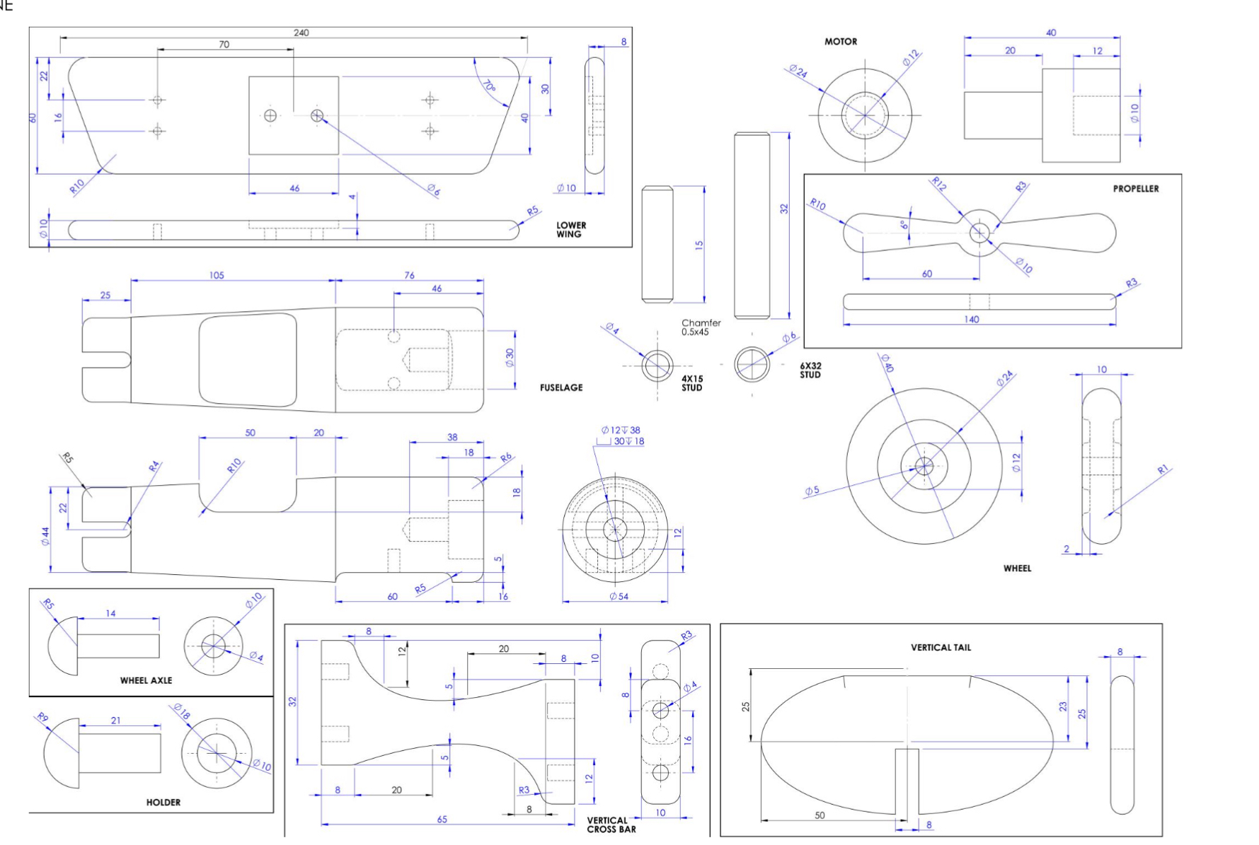 Create these parts step by step using solidworks. Be | Chegg.com