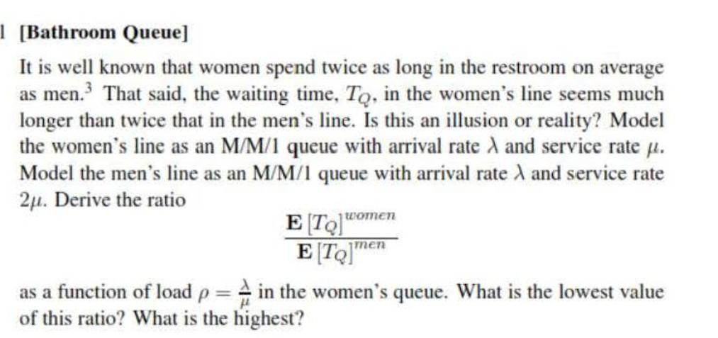 Solved solve by Basic Queueing Theory System | Chegg.com