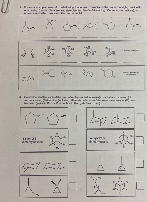 Solved 3. Draw the most stable conformer of | Chegg.com