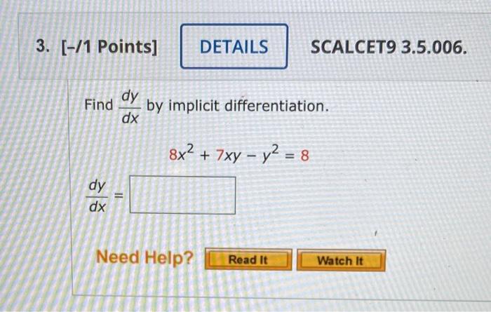 Solved 1. [-12 Points] DETAILS SCALCET9 3.XP.5.003. Consider | Chegg.com