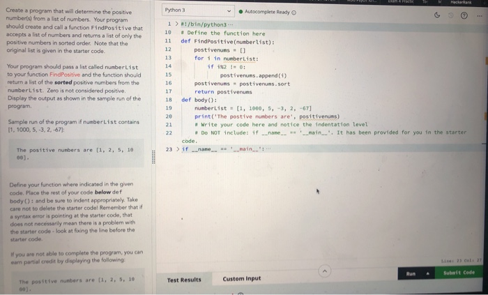 Solved L E To Hackerank Python 3 Autocomplete Ready Create A 9343