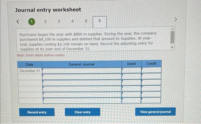 Solved Below are transactions for Hurricane Company during | Chegg.com