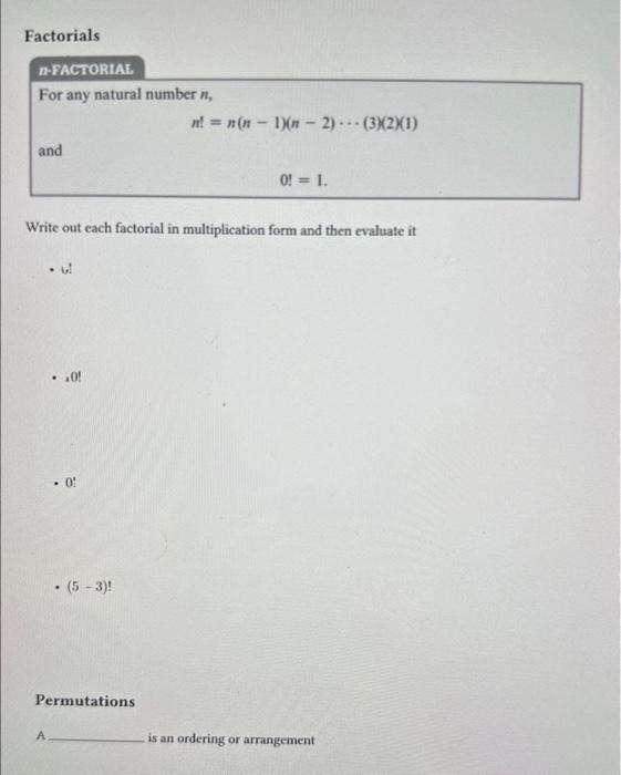Solved Fundamental Counting Principle Let E1,E2,E3,….En be a | Chegg.com