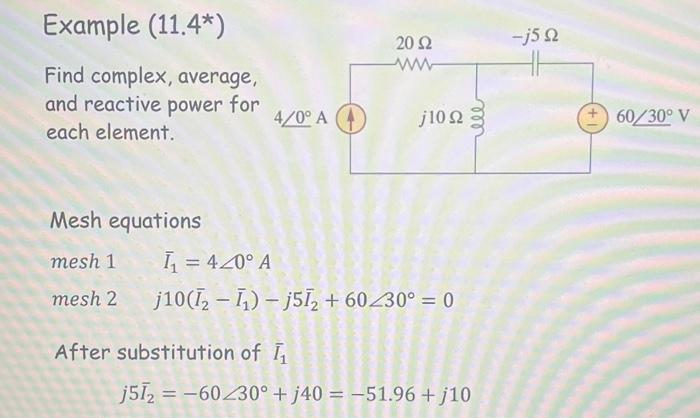 Solved Find complex, average, and reactive power for each | Chegg.com