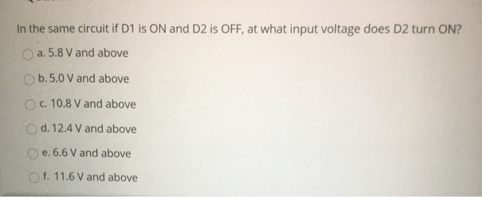 Solved In the circuit below, what is the input-output | Chegg.com