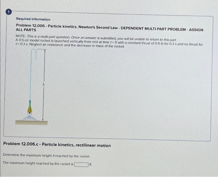 Solved Required information Problem 12.006 - Particle | Chegg.com