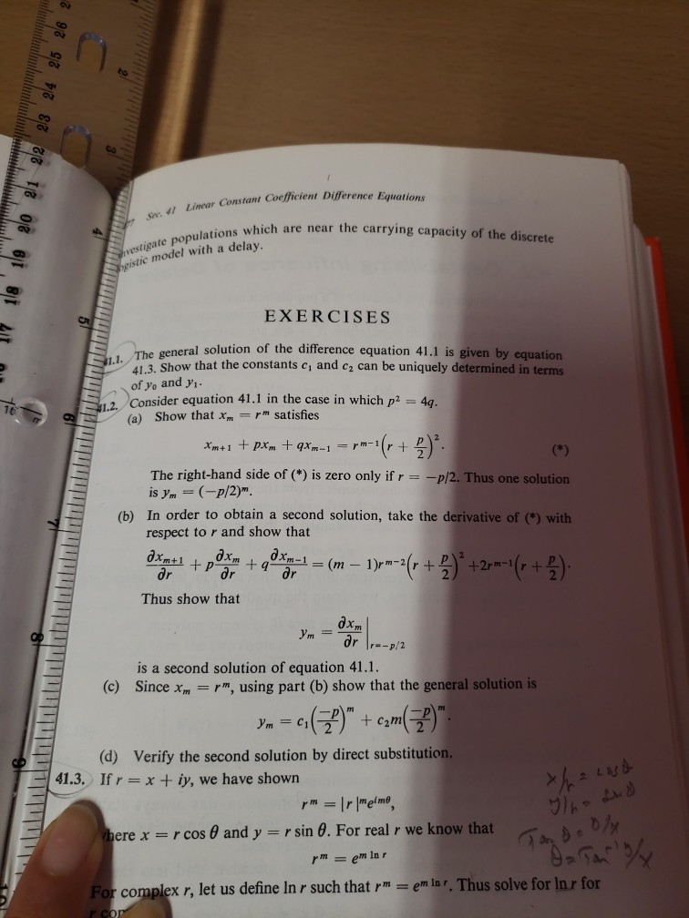 Solved Sa Linear Constant Coefficient Difference Equations