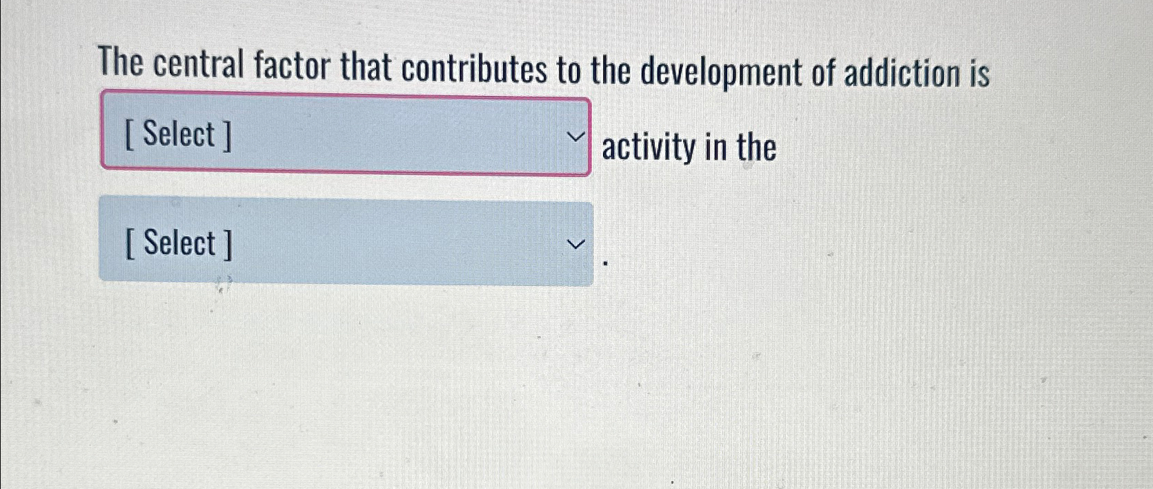 Solved The central factor that contributes to the | Chegg.com