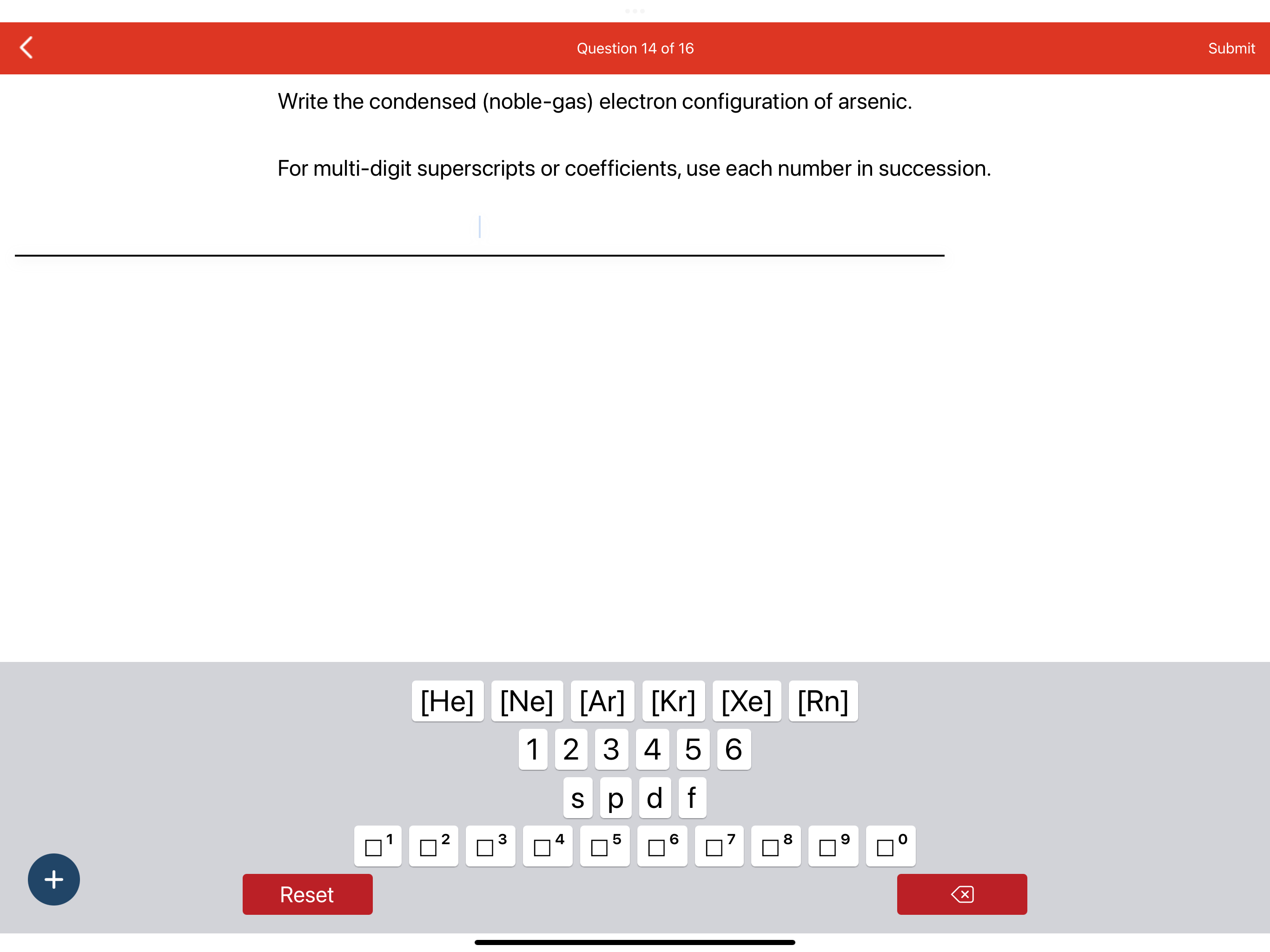 Solved Question 14 ﻿of 16SubmitWrite the condensed | Chegg.com