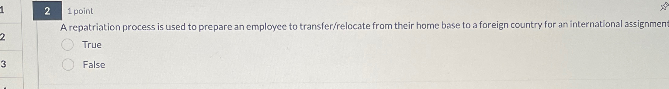 Solved 21 ﻿pointA repatriation process is used to prepare an | Chegg.com