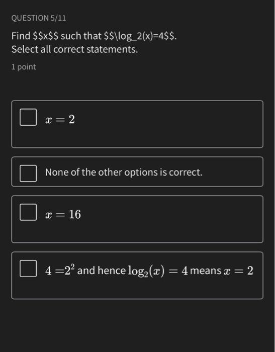 Solved QUESTION 1/11 What is the value of $25∧{−∣ frac | Chegg.com