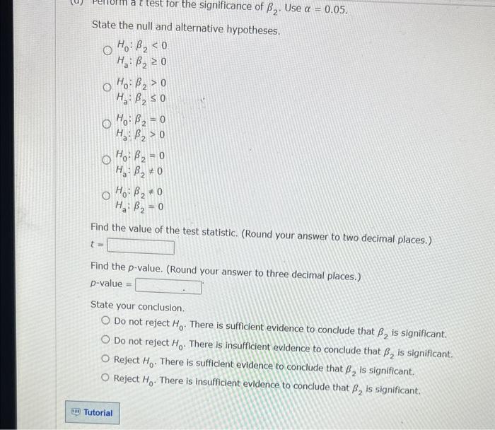 Solved The following estimated regression equation based on | Chegg.com