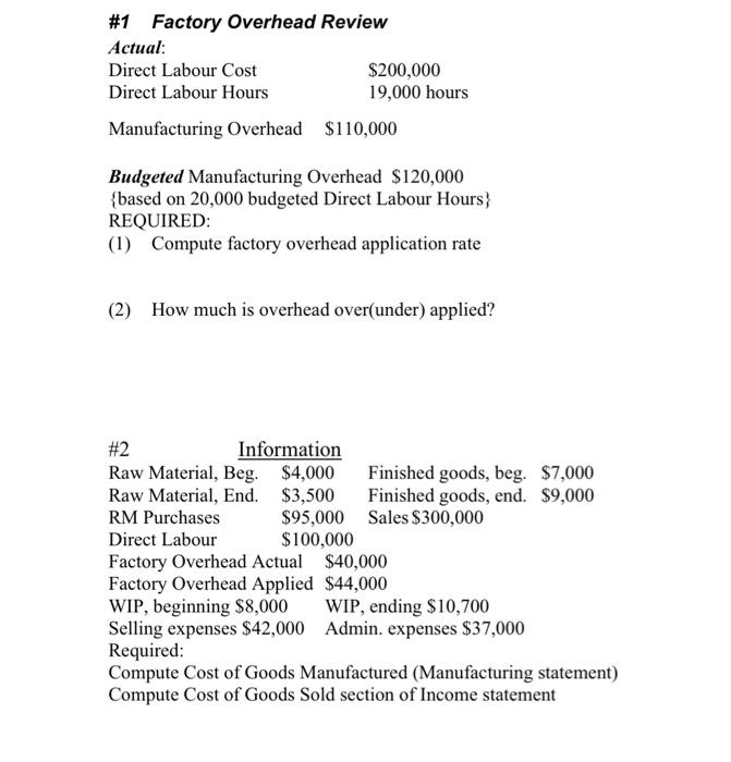 Solved Budgeted Manufacturing Overhead $120,000 \{based on | Chegg.com