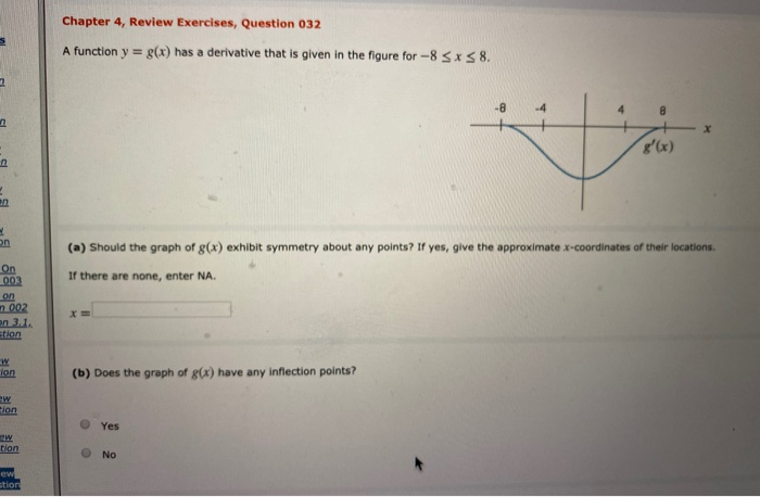 Solved Chapter 4, Review Exercises, Question 032 A function | Chegg.com