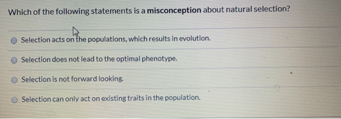 Solved Which of the following statements is a misconception | Chegg.com
