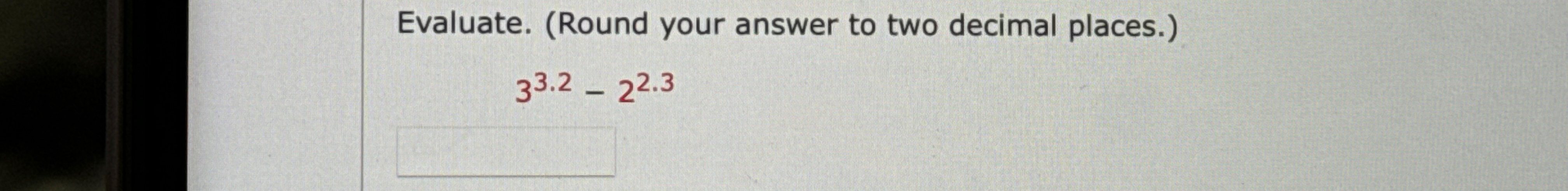 Solved Evaluate. (Round your answer to two decimal | Chegg.com
