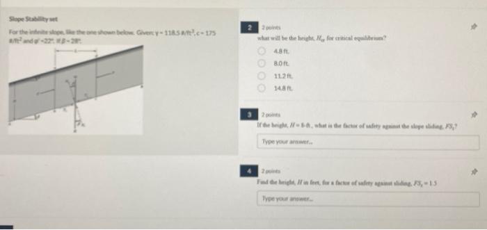 Solved 2 4.8f. 8.0ft 11.2ft 14 A h 3 4For the | Chegg.com