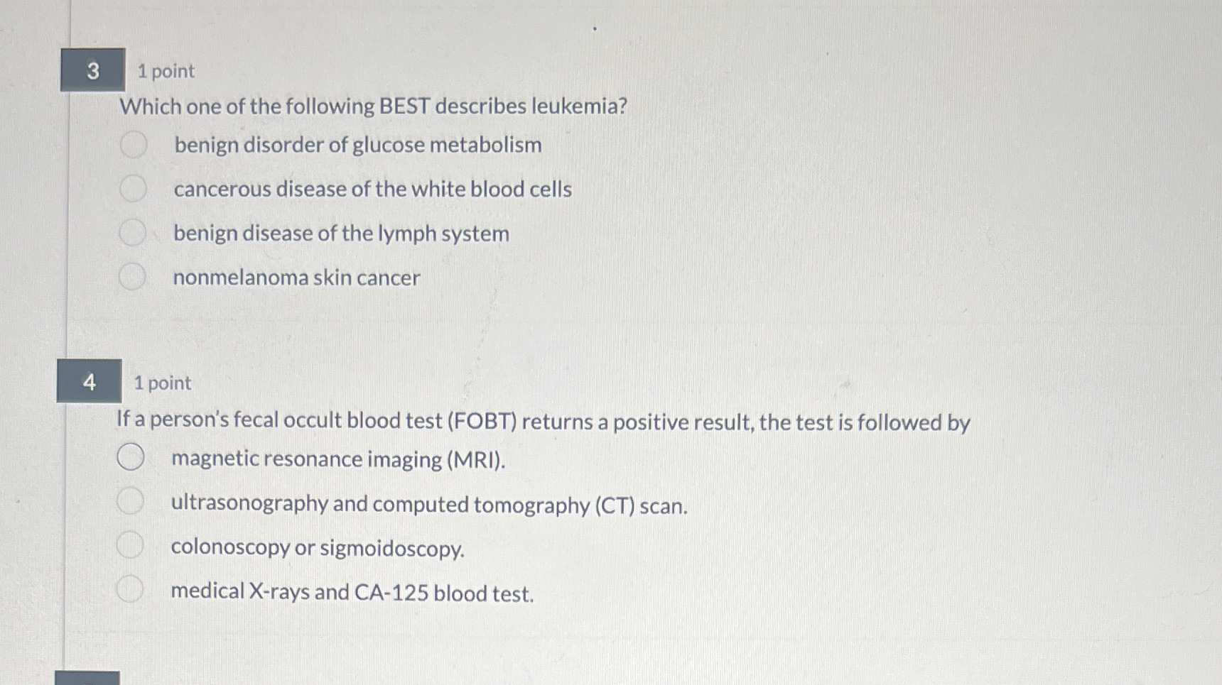 Solved 31 ﻿pointWhich one of the following BEST describes | Chegg.com