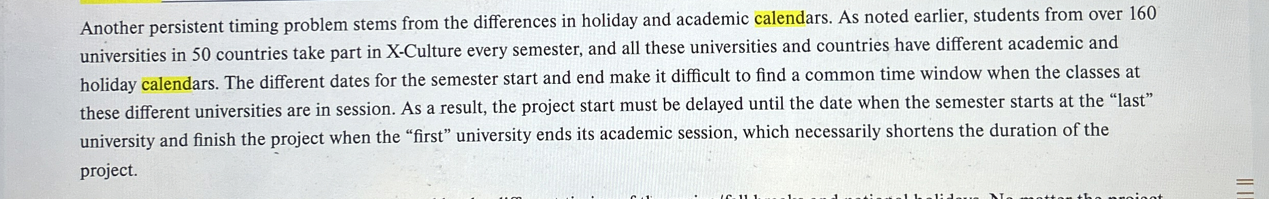 Solved Another persistent timing problem stems from the | Chegg.com