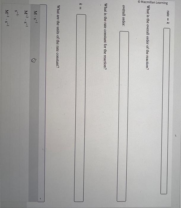 Solved Consider the following generic reaction. a A+b B cC | Chegg.com