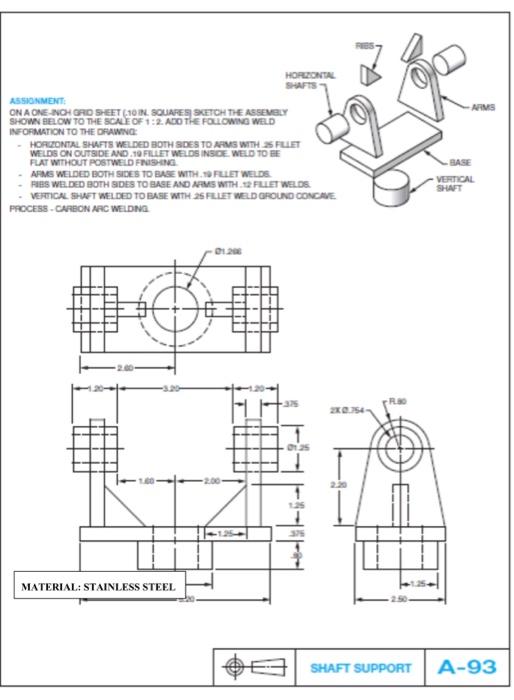 Refer to the attached machinist drawing. i. By | Chegg.com