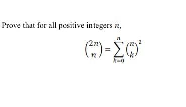 Solved Prove that for all positive integers n, | Chegg.com