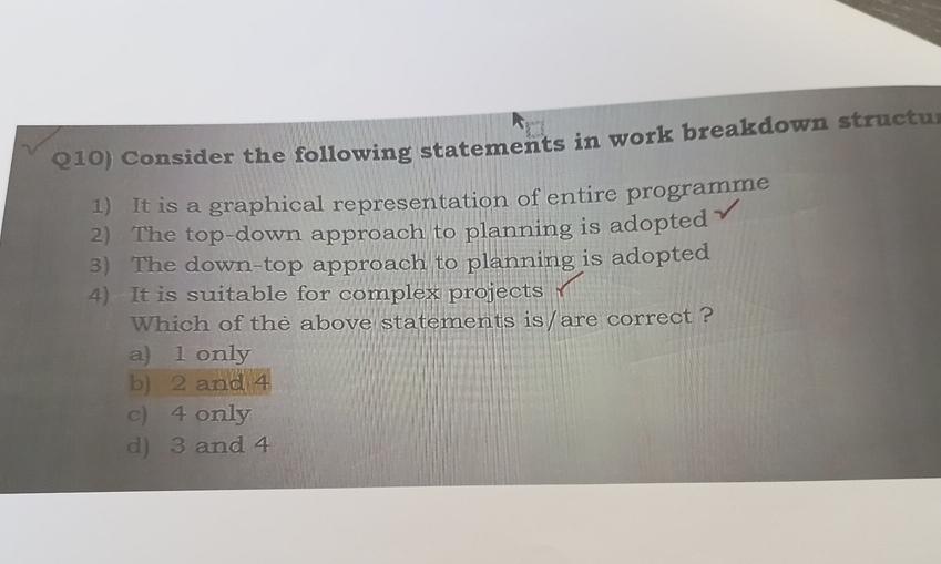 Solved Q10) ﻿Consider the following statements in work | Chegg.com