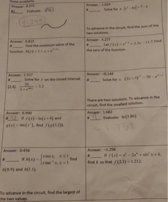 Solved Answer: 1.024 these problems Answer: 4.272 1 | Chegg.com