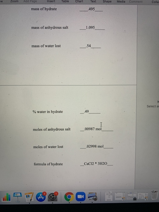 Solved Insert Table Chart Text Shape Media Comment 3) Please | Chegg.com