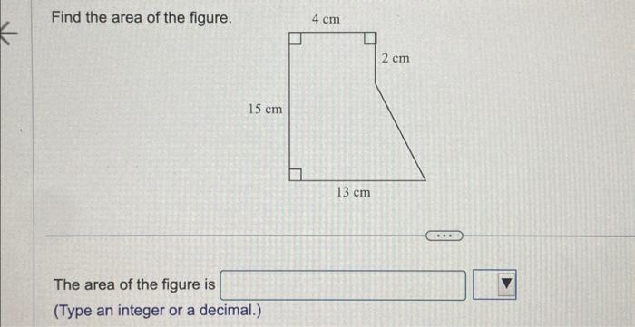 Solved Find the area of the figure. | Chegg.com