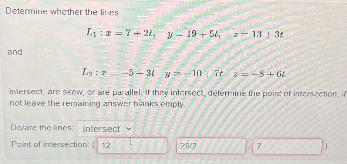 Solved Determine whether the | Chegg.com