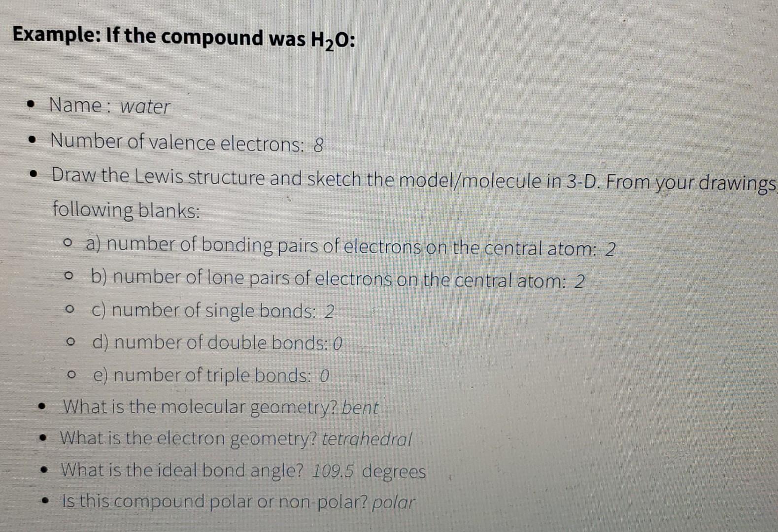 Solved On a piece of paper, draw the Lewis structure for the | Chegg.com
