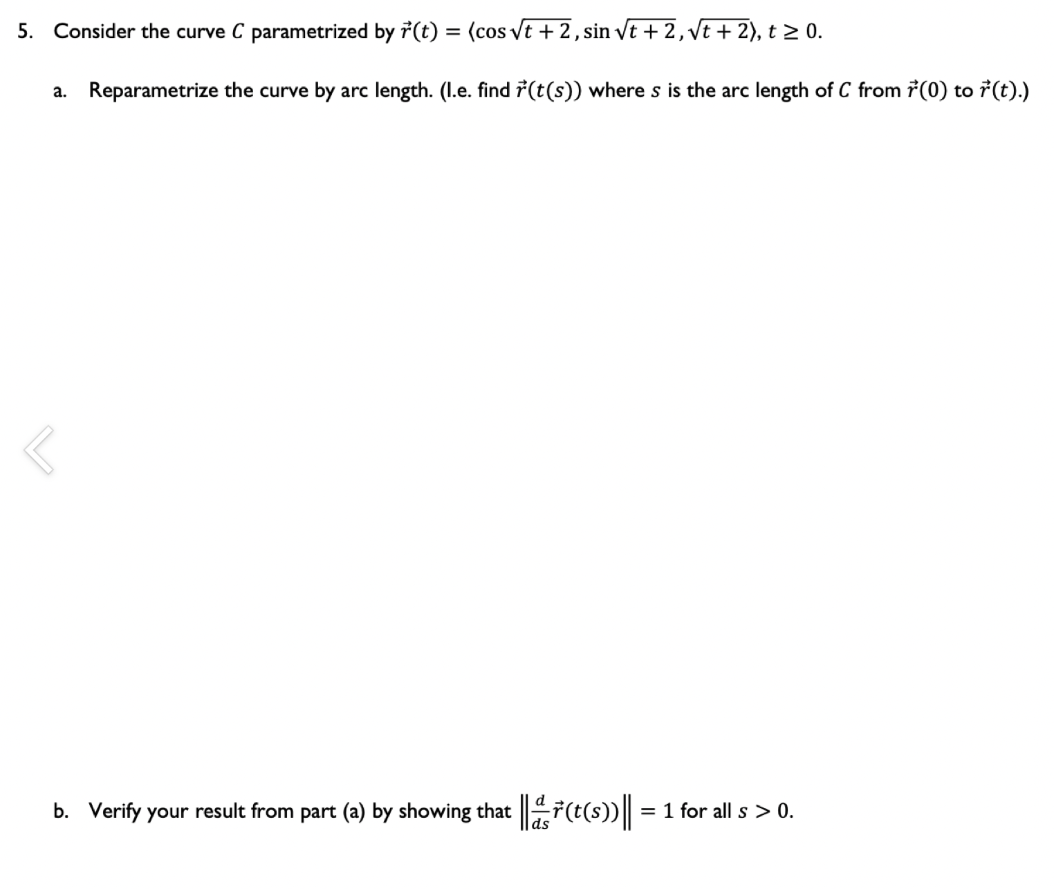 Solved Consider the curve C ﻿parametrized by | Chegg.com