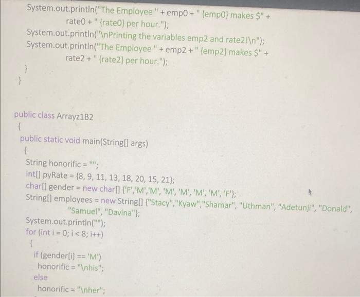 Solved using jgrasp, fix the following code so that it can | Chegg.com
