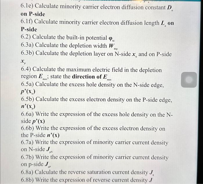 Solved 6. Use the following physical constant at room | Chegg.com