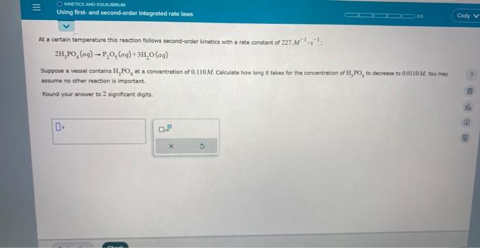 Solved The rate of a certain reaction is given by the | Chegg.com